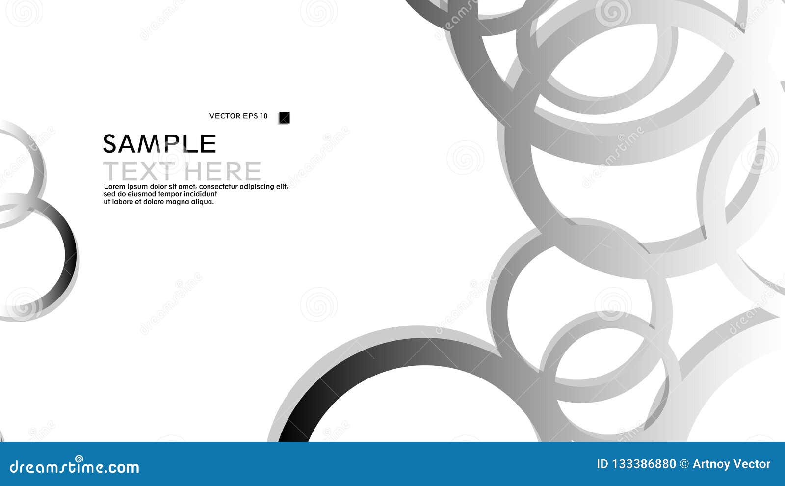 Simple Circles Background stock vector. Illustration of background ...
