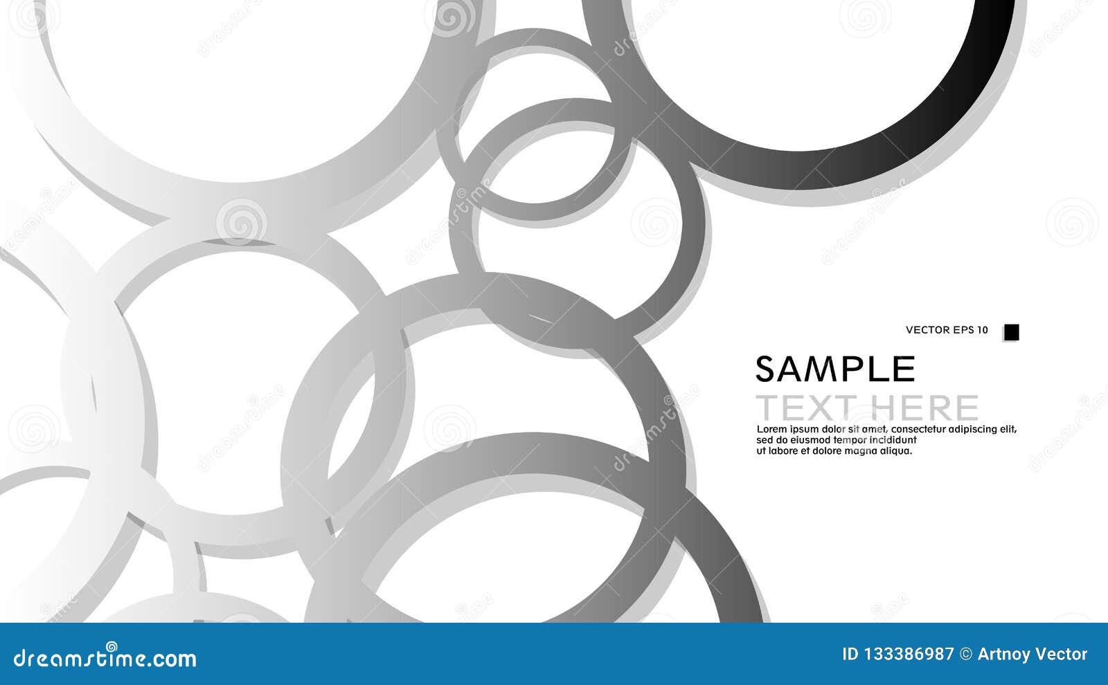 Simple Circles Background stock vector. Illustration of circles - 133386987