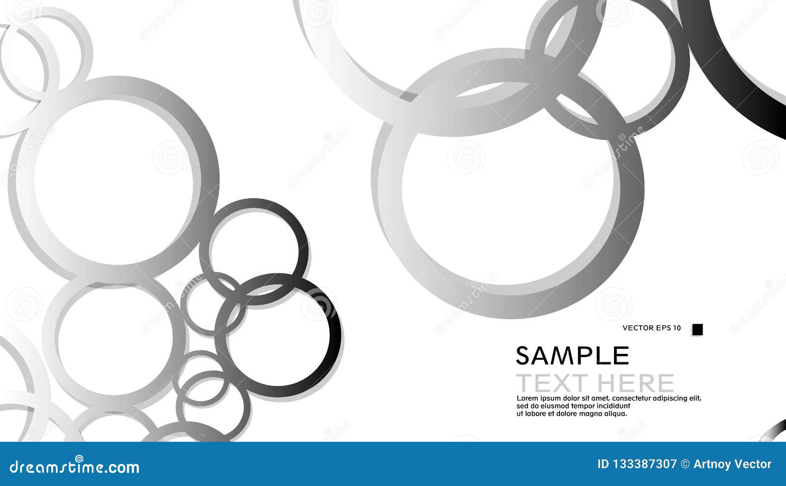 Simple Circles Background stock vector. Illustration of background ...