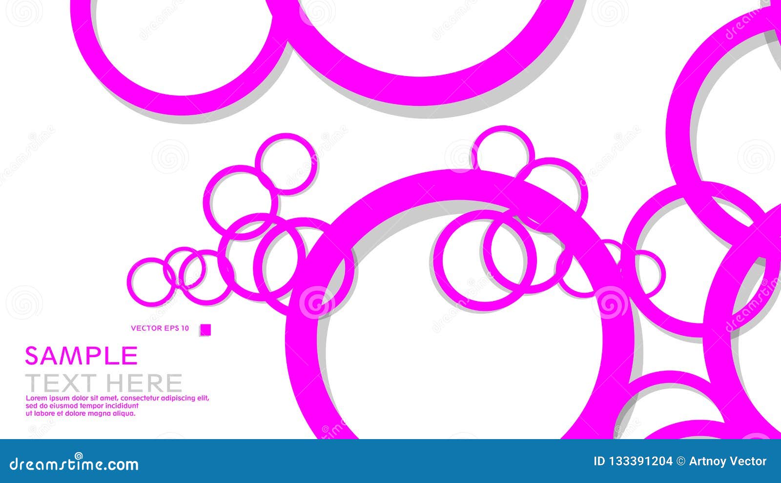 Simple Circles Background .vector Graphic Design on Eps 10 Stock Vector ...