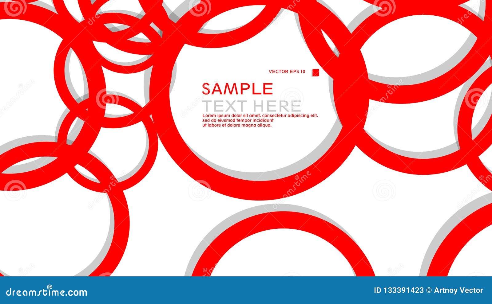 Simple Circles Background .vector Graphic Design on Eps 10 Stock Vector ...