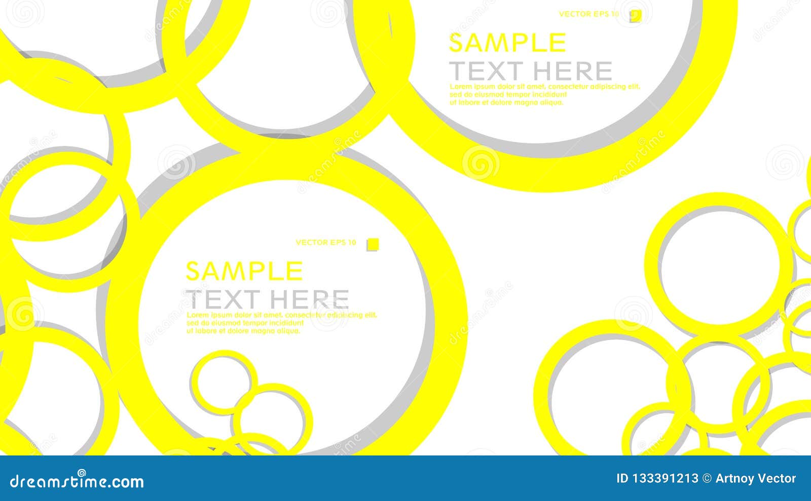 Simple Circles Background .vector Graphic Design on Eps 10 Stock Vector ...