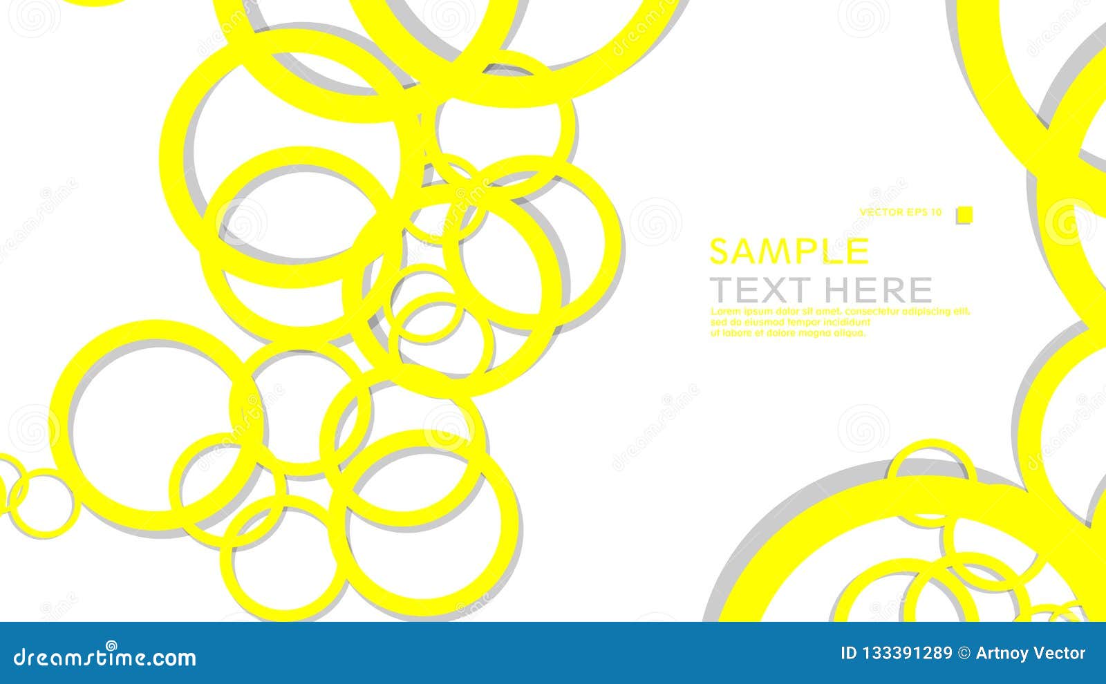 Simple Circles Background .vector Graphic Design on Eps 10 Stock Vector ...