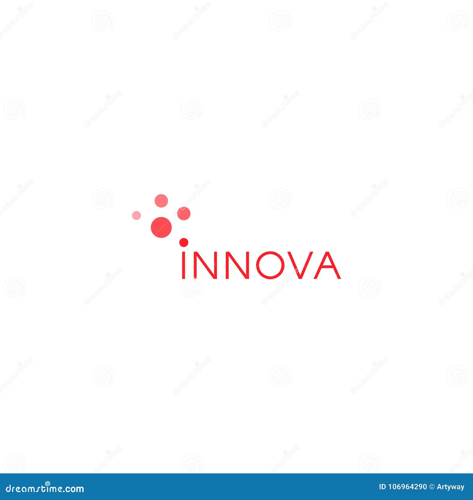 Innovative Logo With Thunderbolt, Power Cartoon Vector | CartoonDealer ...