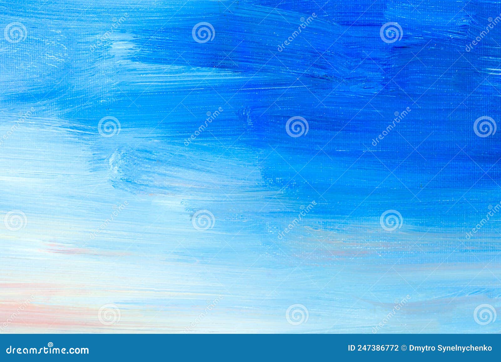 Simple and Classic Painting Background in Blue Color. Stock Photo ...