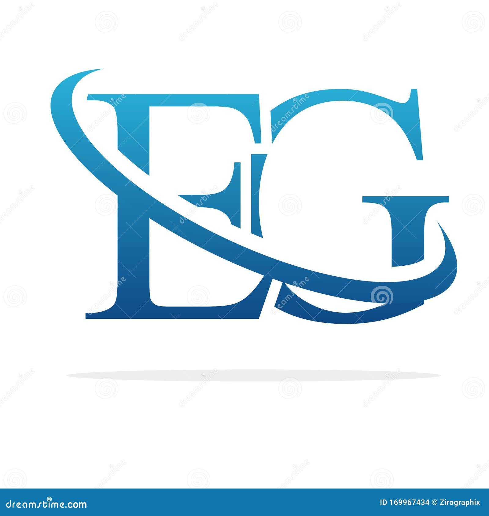 Creative EG Logo Icon Design Stock Vector - Illustration of logo, white ...