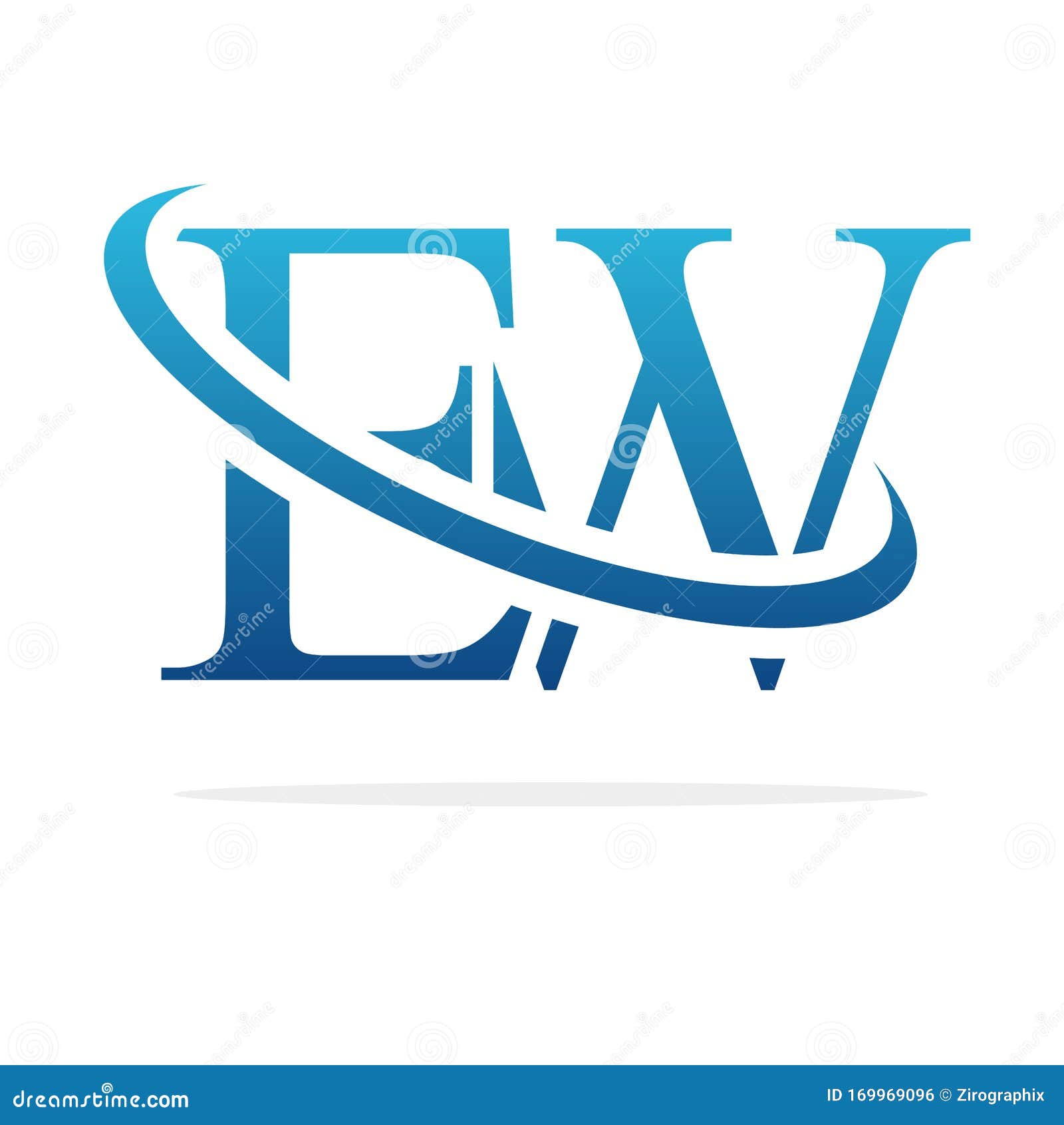 Creative EW Logo Icon Design Stock Vector - Illustration of word ...