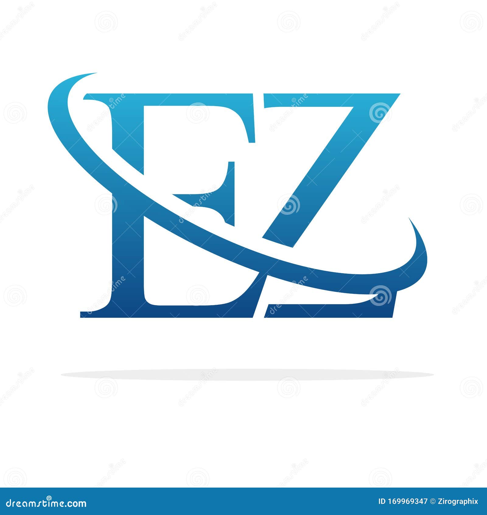 Creative EZ Logo Icon Design Stock Vector - Illustration of full, logo ...