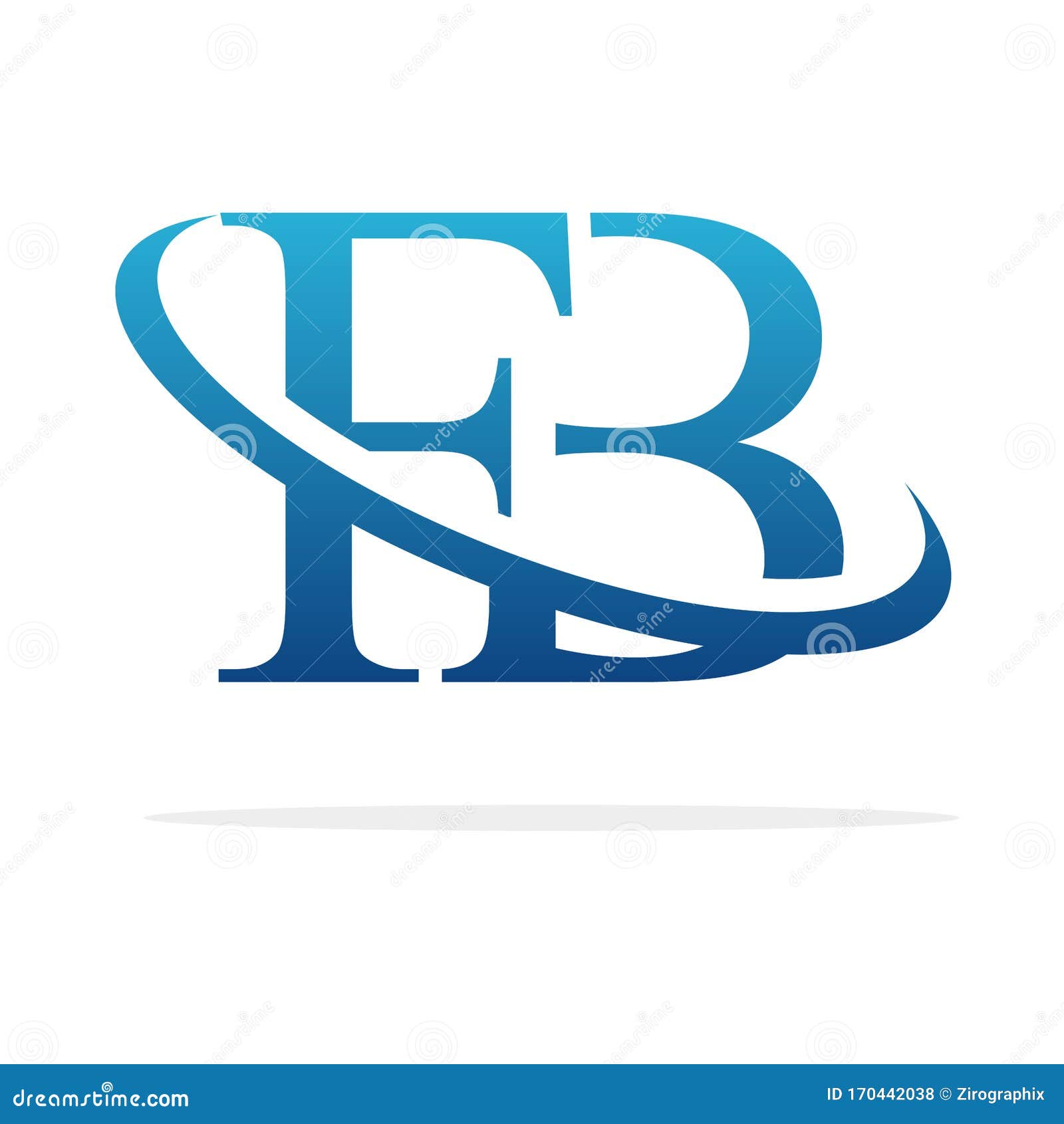 Creative FB Logo Icon Design Stock Vector - Illustration of design ...