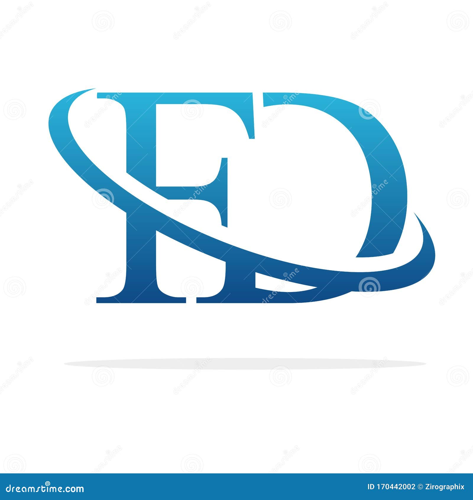 Creative FD Logo Icon Design Stock Vector - Illustration of information ...