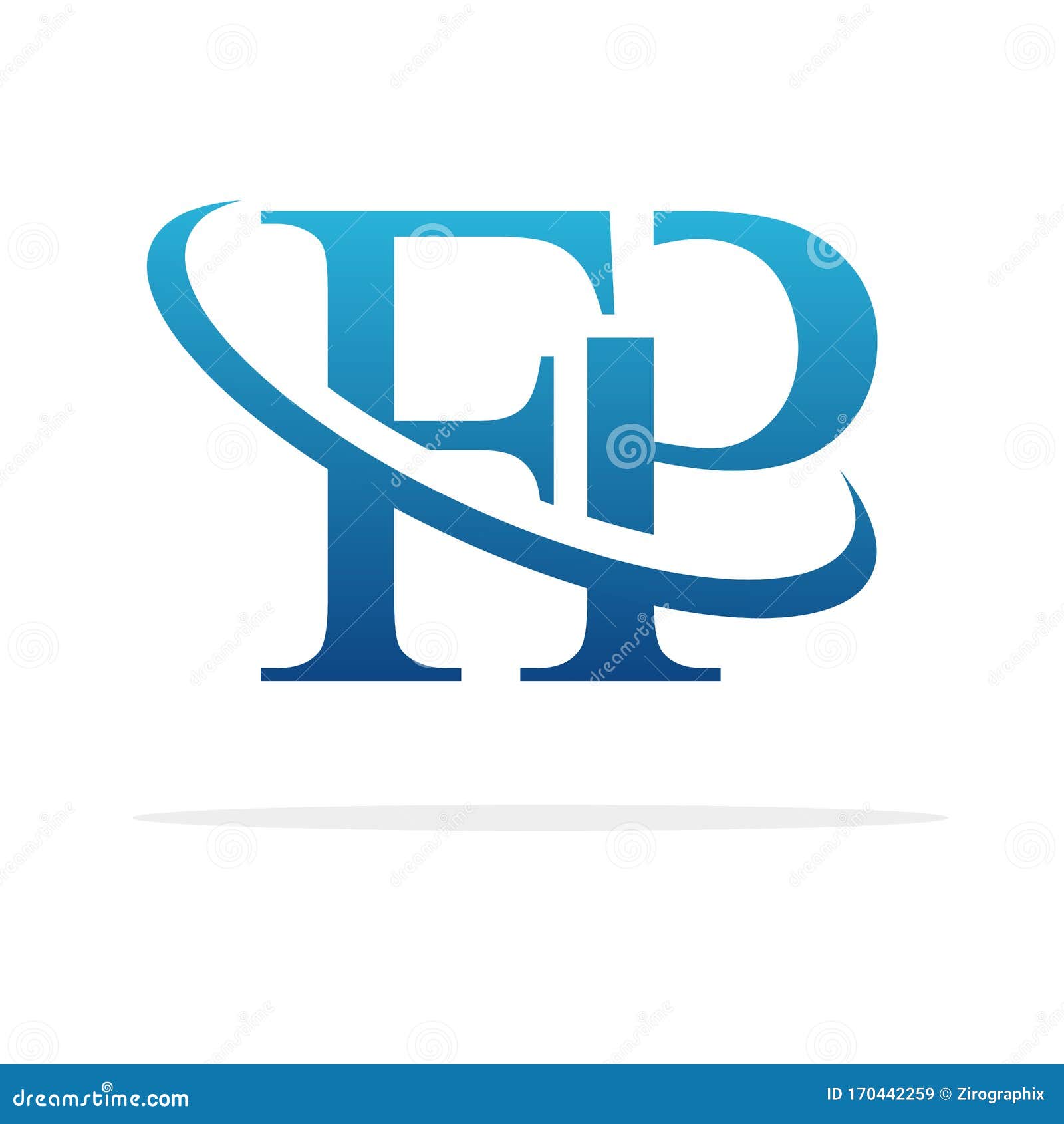 Creative FP Logo Icon Design Stock Vector - Illustration of format ...