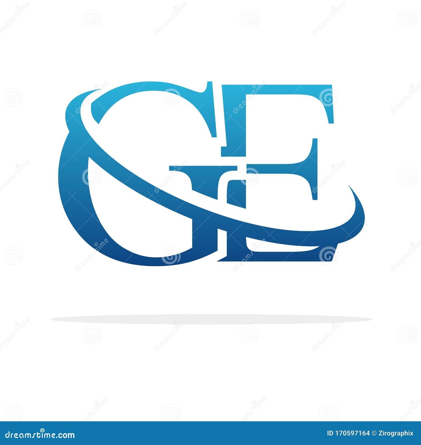 Creative GE Logo Icon Design Stock Vector - Illustration of concept ...