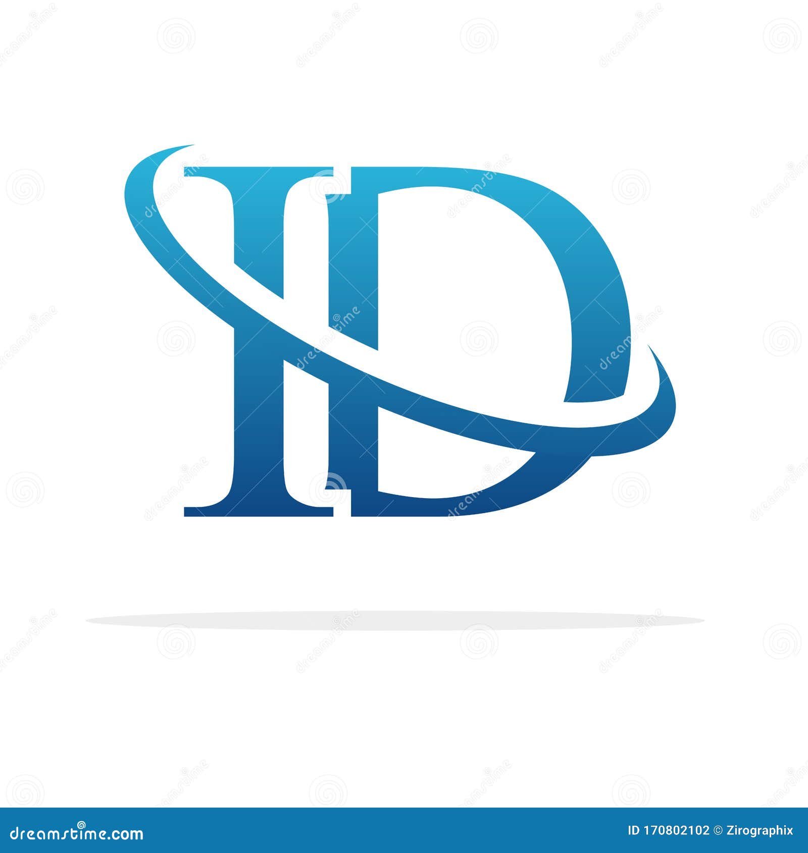 Creative ID Logo Icon Design Stock Vector - Illustration of creative ...