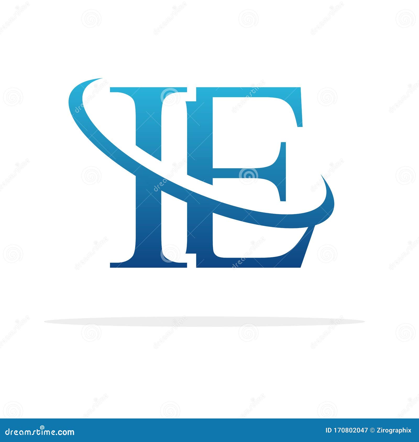 Creative IE Logo Icon Design Stock Vector - Illustration of format ...