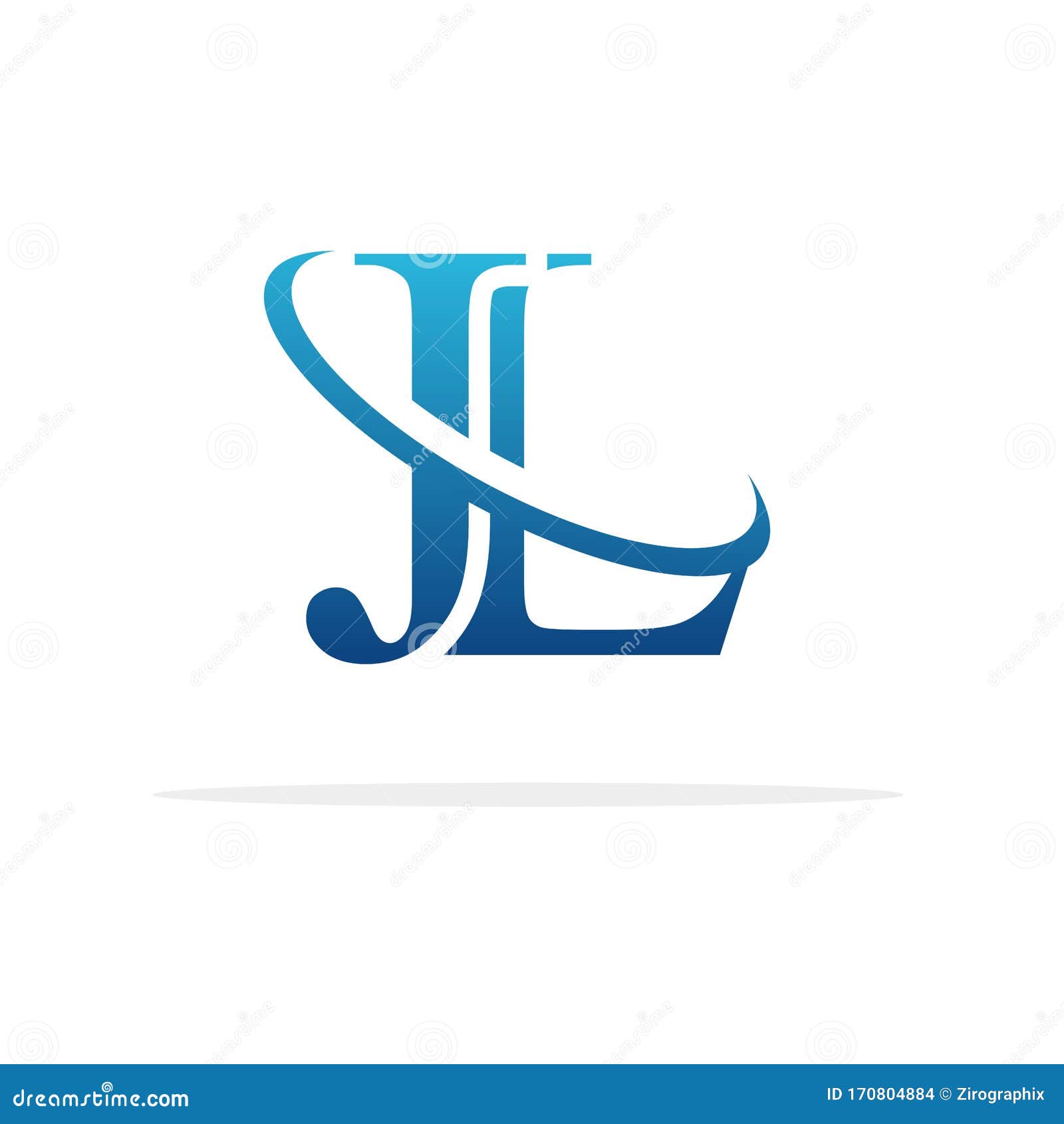 Creative Jl Logo Icon Design Stock Vector Illustration Of Business Design 170804884