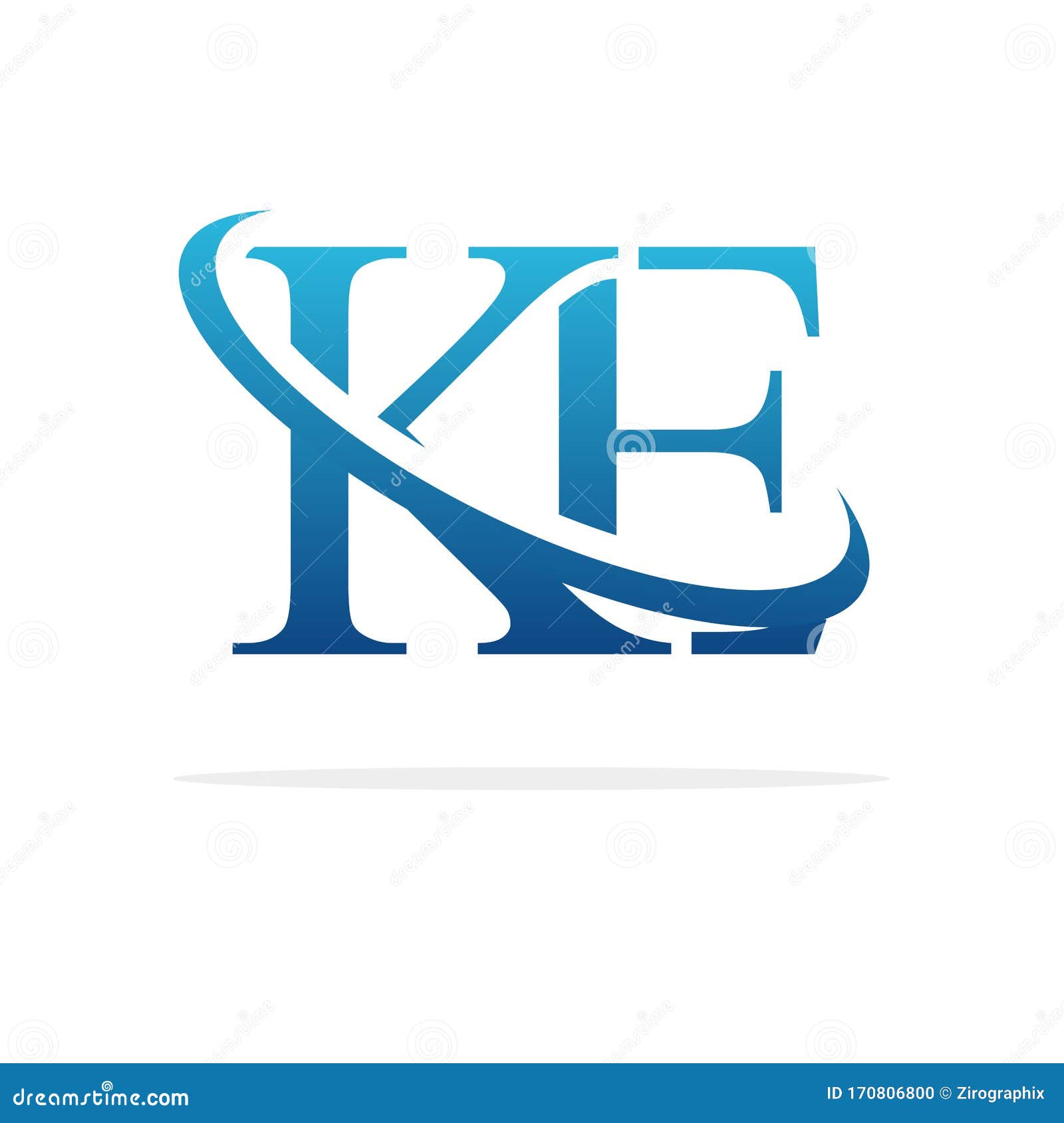 Creative KE Logo Icon Design Stock Vector - Illustration of symbol ...