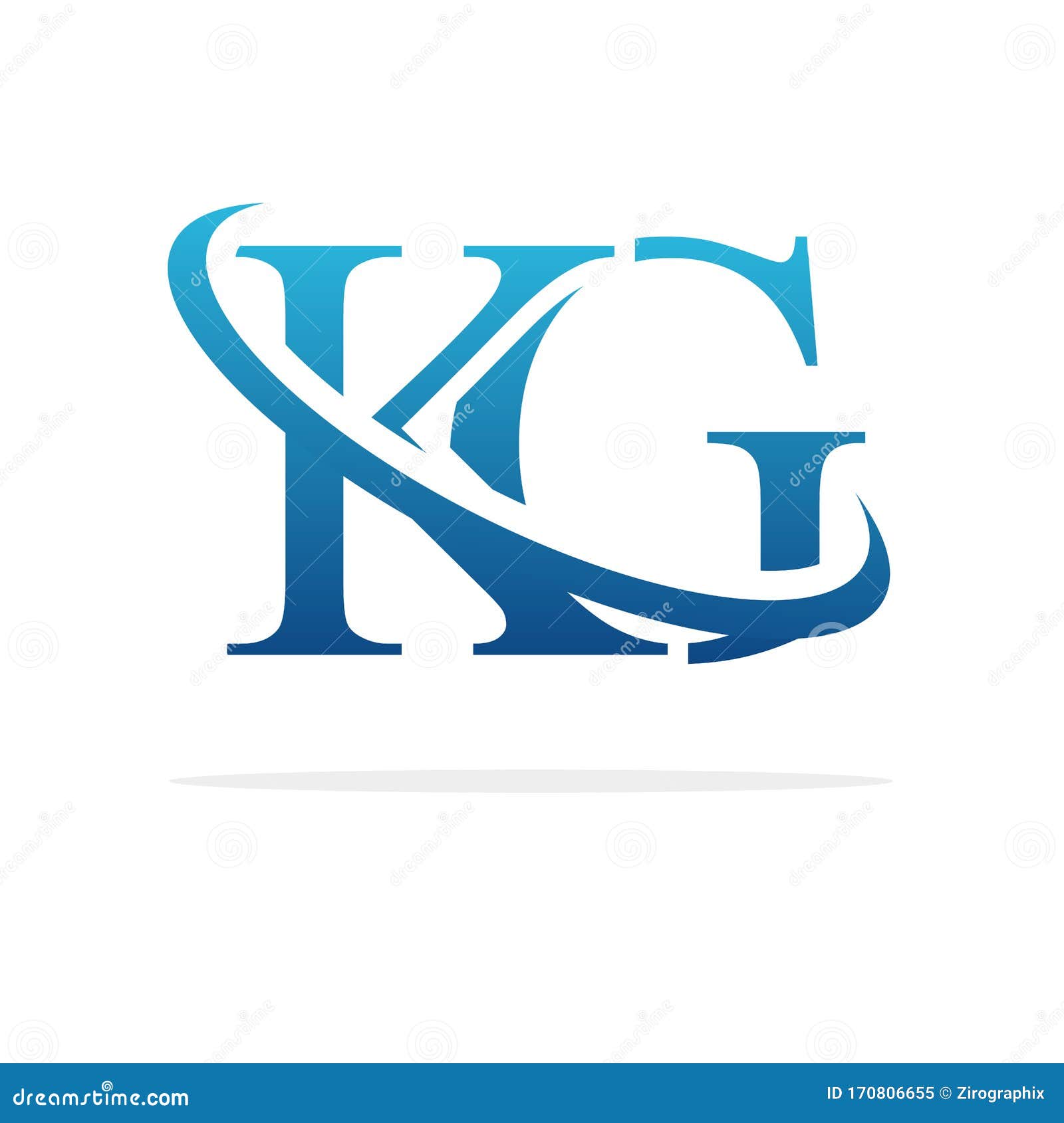 Creative KG Logo Icon Design Stock Vector - Illustration of vector ...
