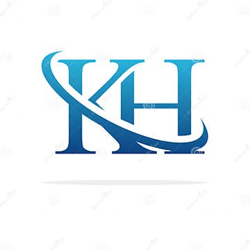 Creative KH Logo Icon Design Stock Vector - Illustration of alphabet ...