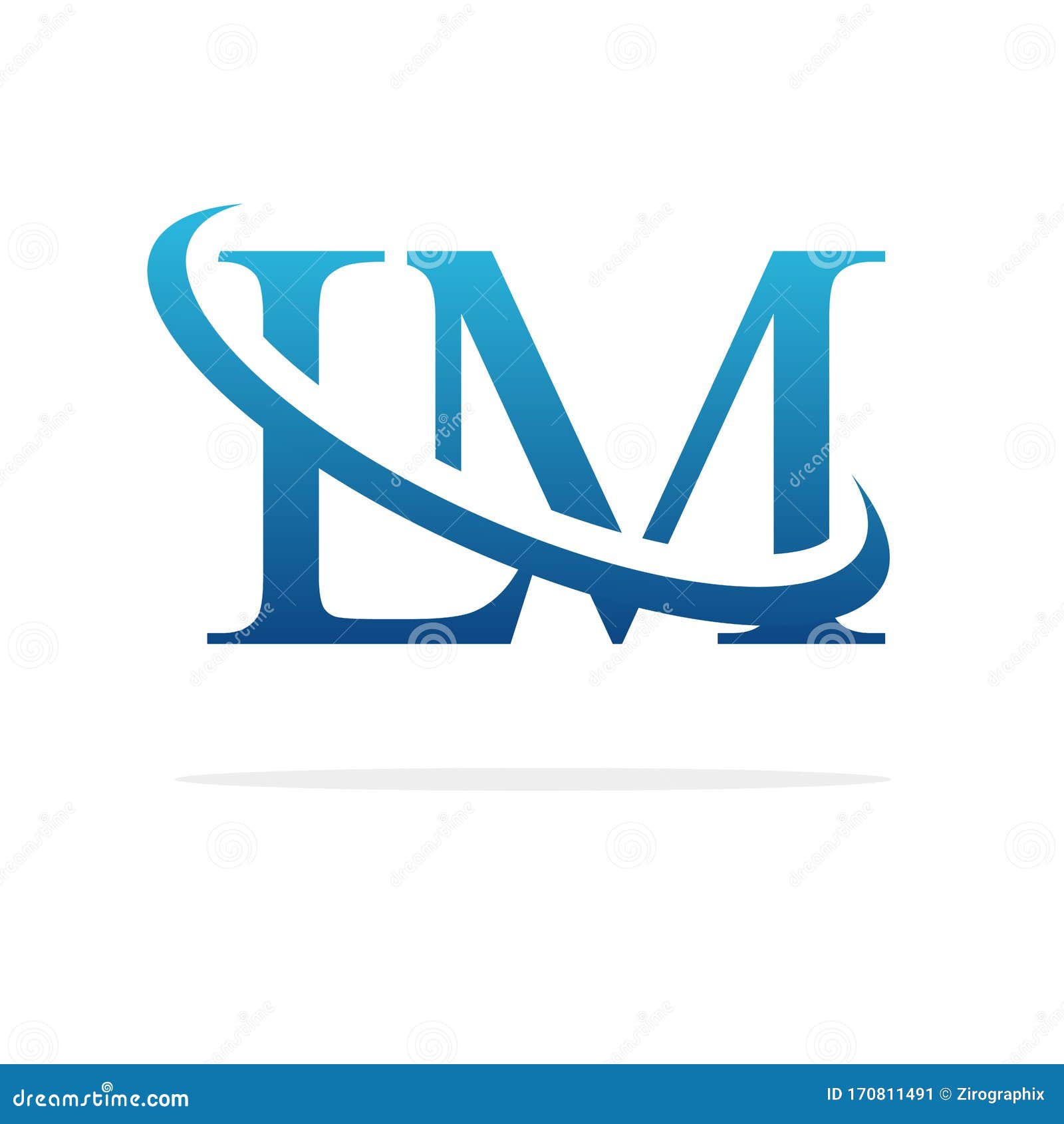 Creative LM Logo Icon Design Stock Vector - Illustration of creative ...