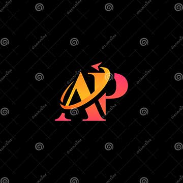 AP Aerospace Creative Logo Design Stock Illustration - Illustration of ...