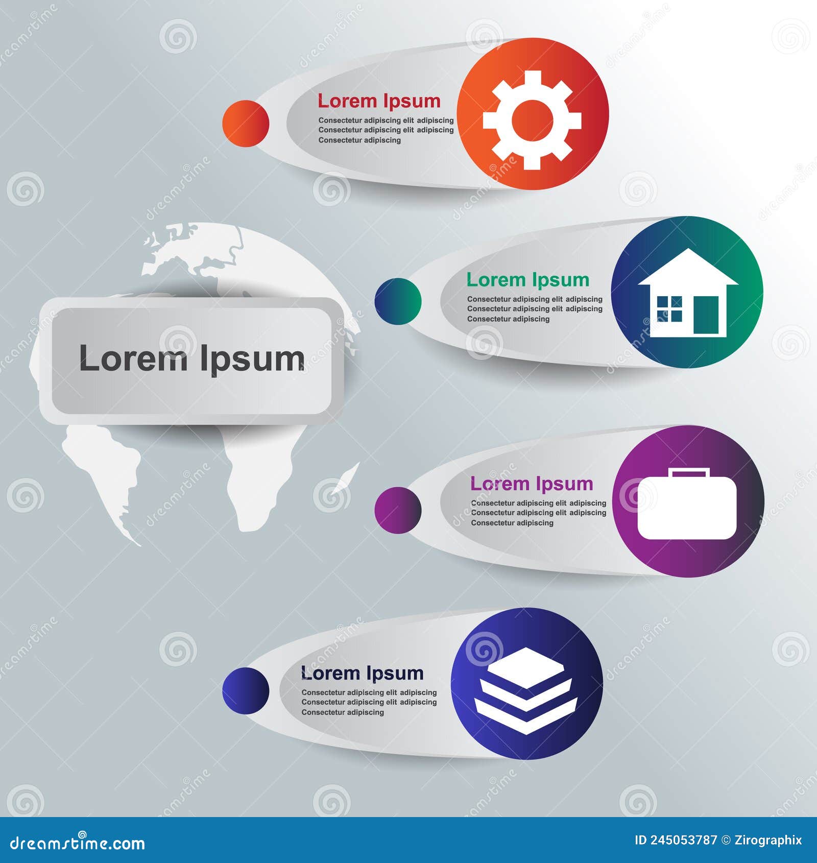 Business Infographics Vector Art Design Stock Vector - Illustration of ...