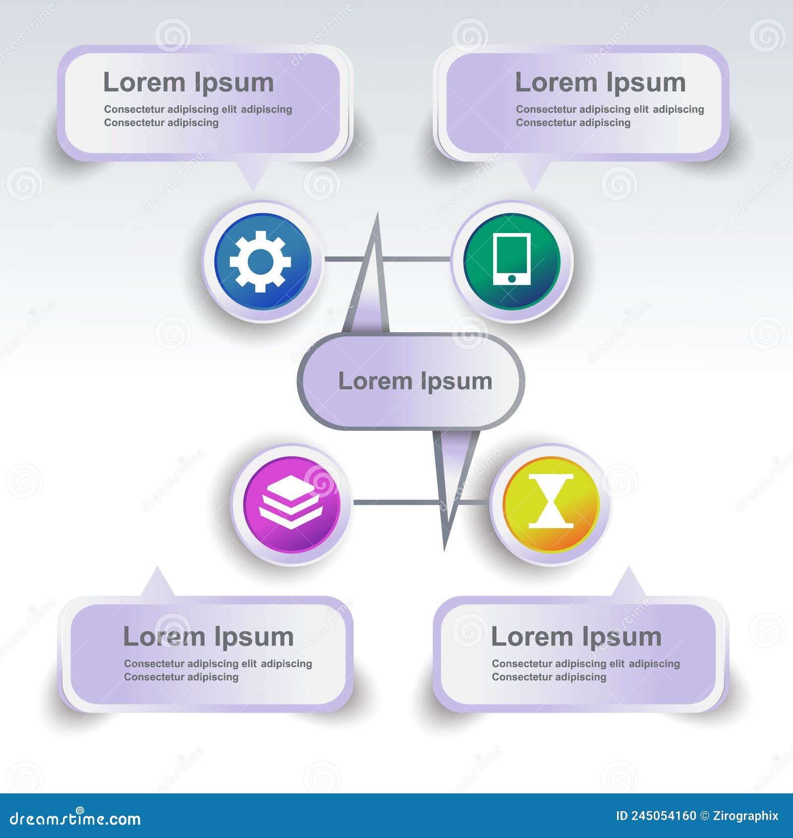 Business Infographics Vector Art Design Stock Vector - Illustration of ...