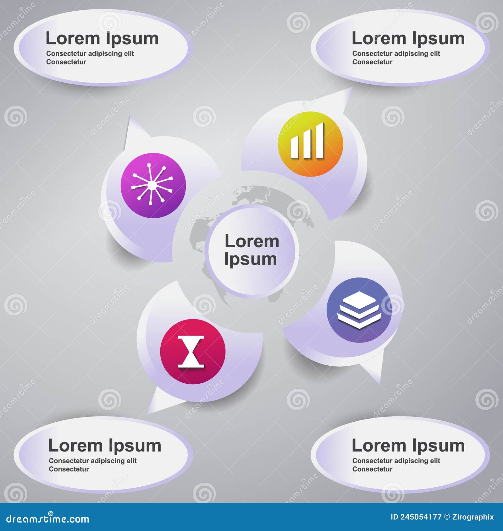 Business Infographics Vector Art Design Stock Vector - Illustration of ...