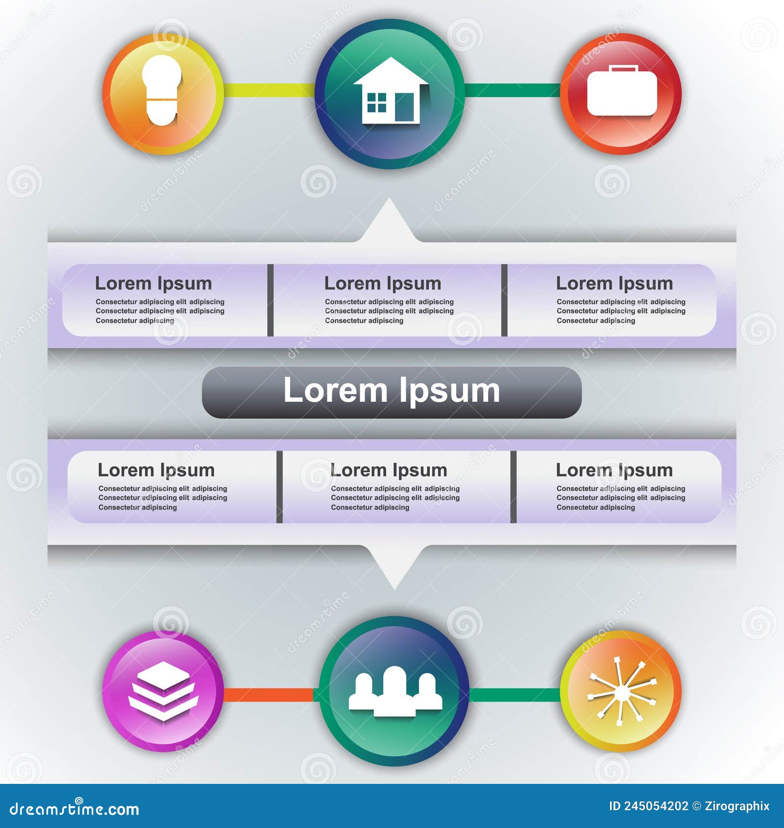 Business Infographics Vector Art Design Stock Illustration ...