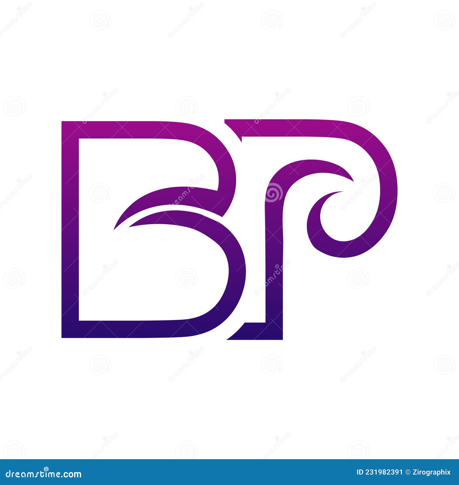 Creative BP Logo Icon Design Stock Vector - Illustration of business ...