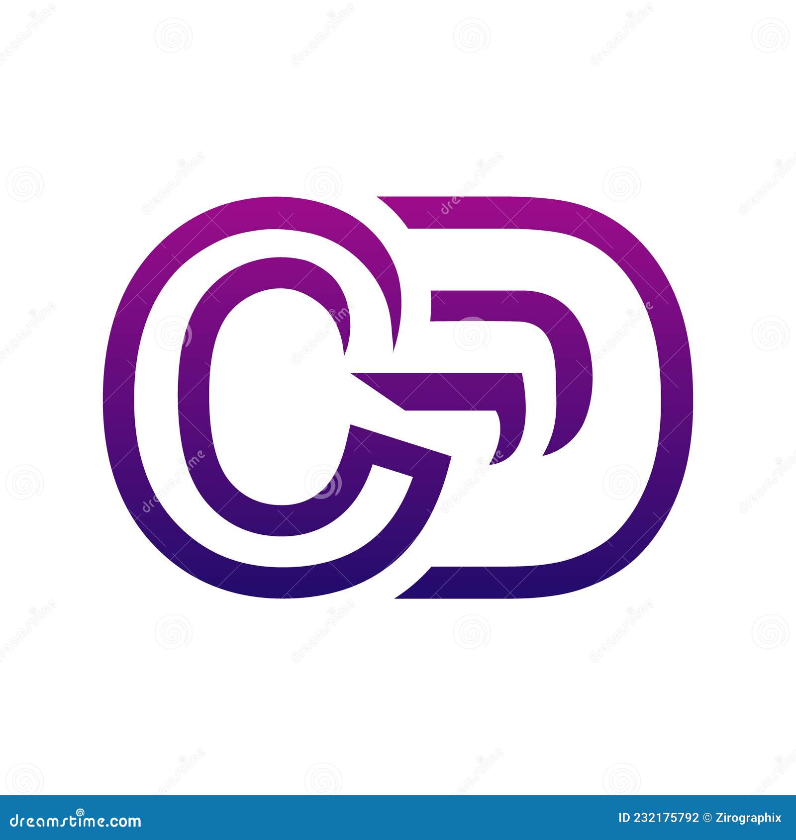 Creative CD Logo Icon Design Stock Vector - Illustration of concept ...