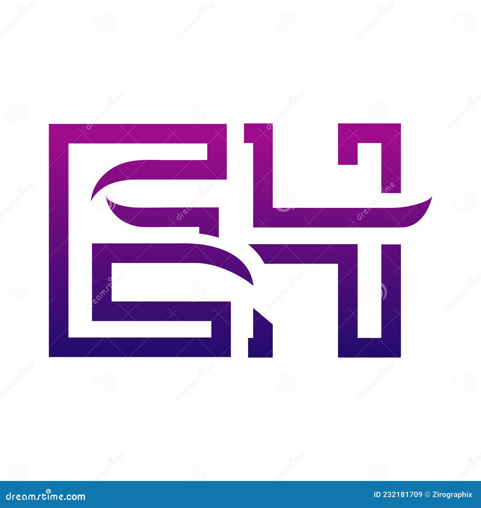 Creative EH Logo Icon Design Stock Vector - Illustration of abstract ...