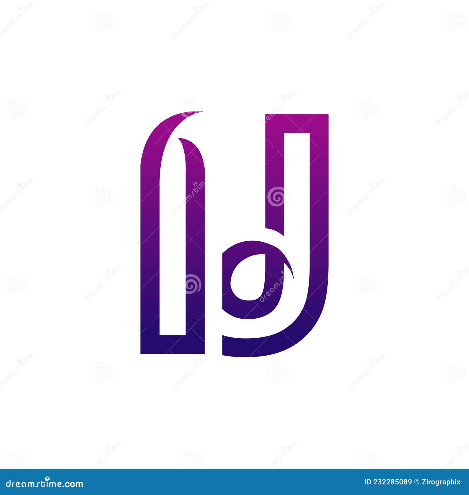 Creative IJ Logo Icon Design Stock Vector - Illustration of business ...