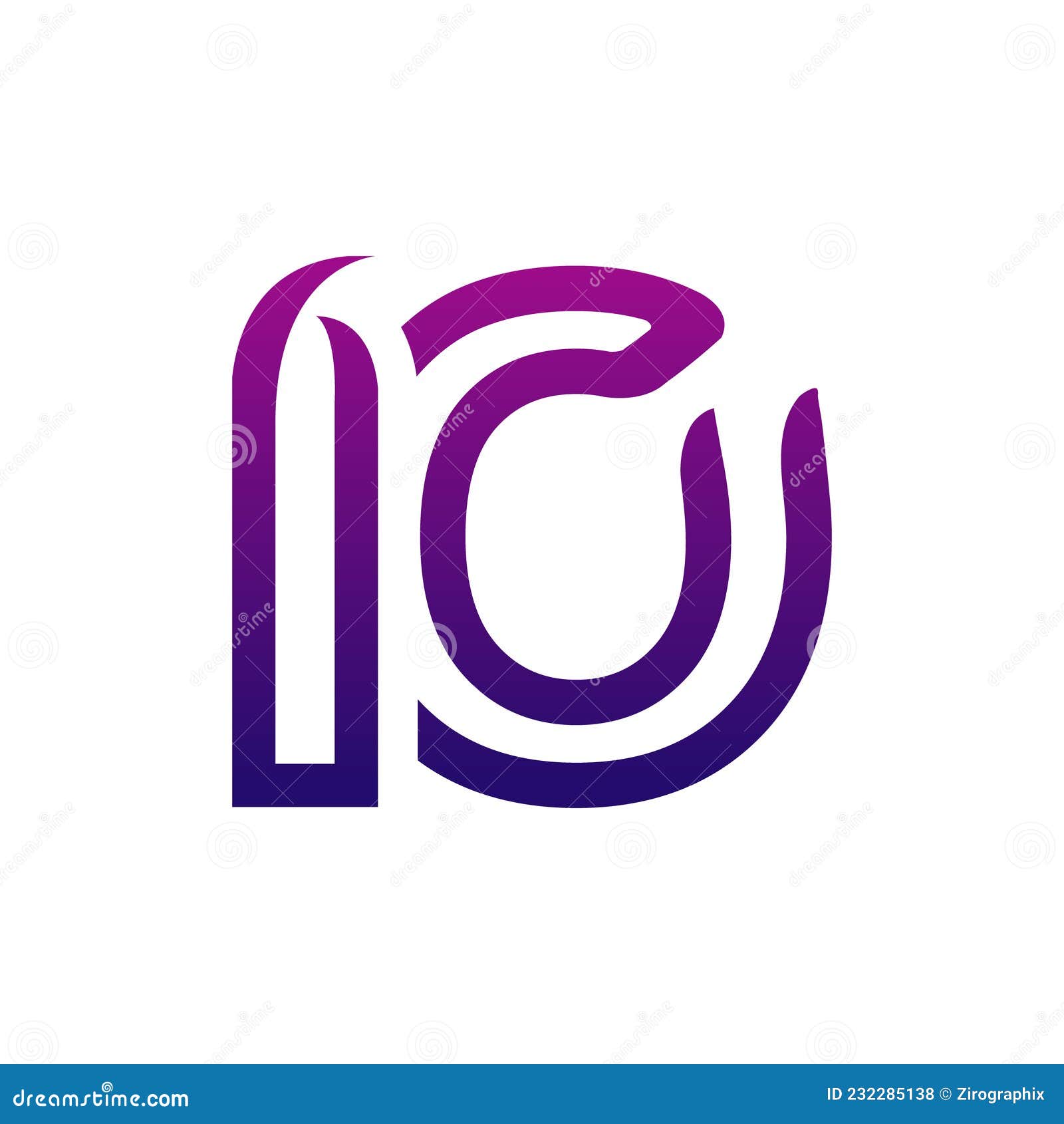 Creative IO Logo Icon Design Stock Vector - Illustration of creative ...