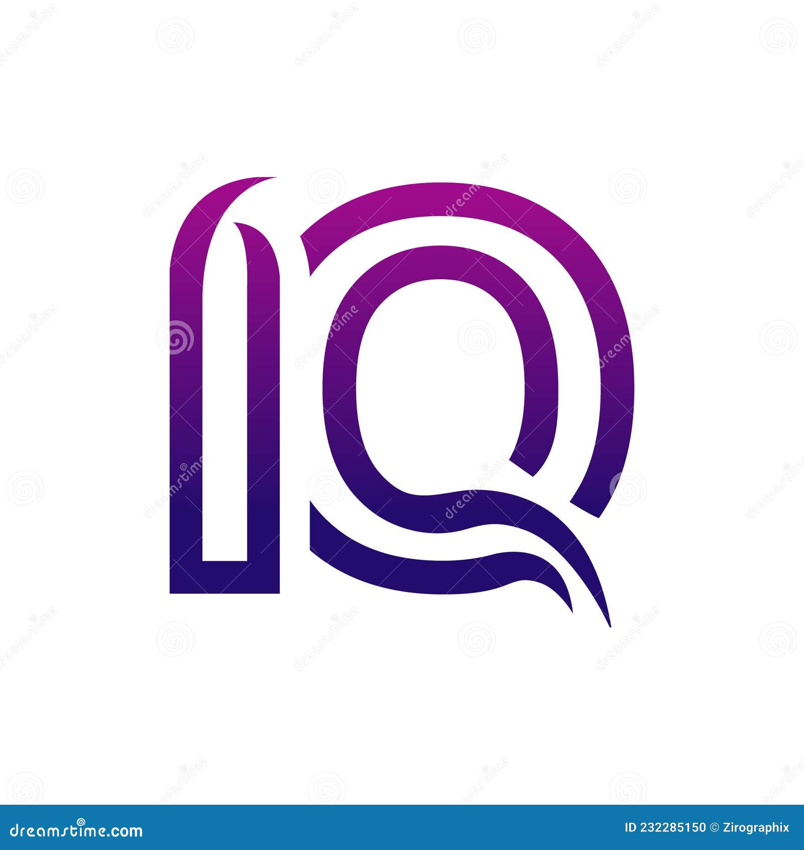Creative IQ Logo Icon Design Stock Vector - Illustration of creative ...