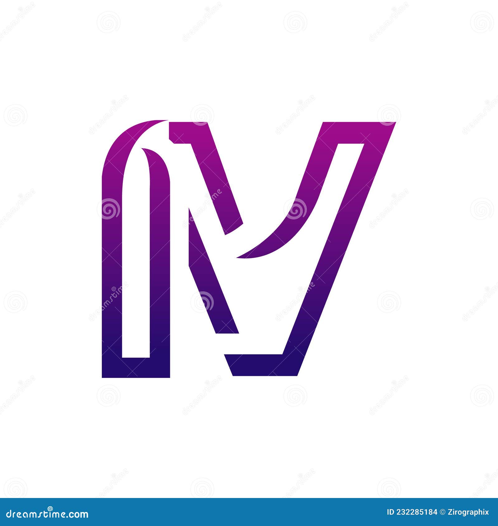 Creative IV Logo Icon Design Stock Vector - Illustration of formatn ...