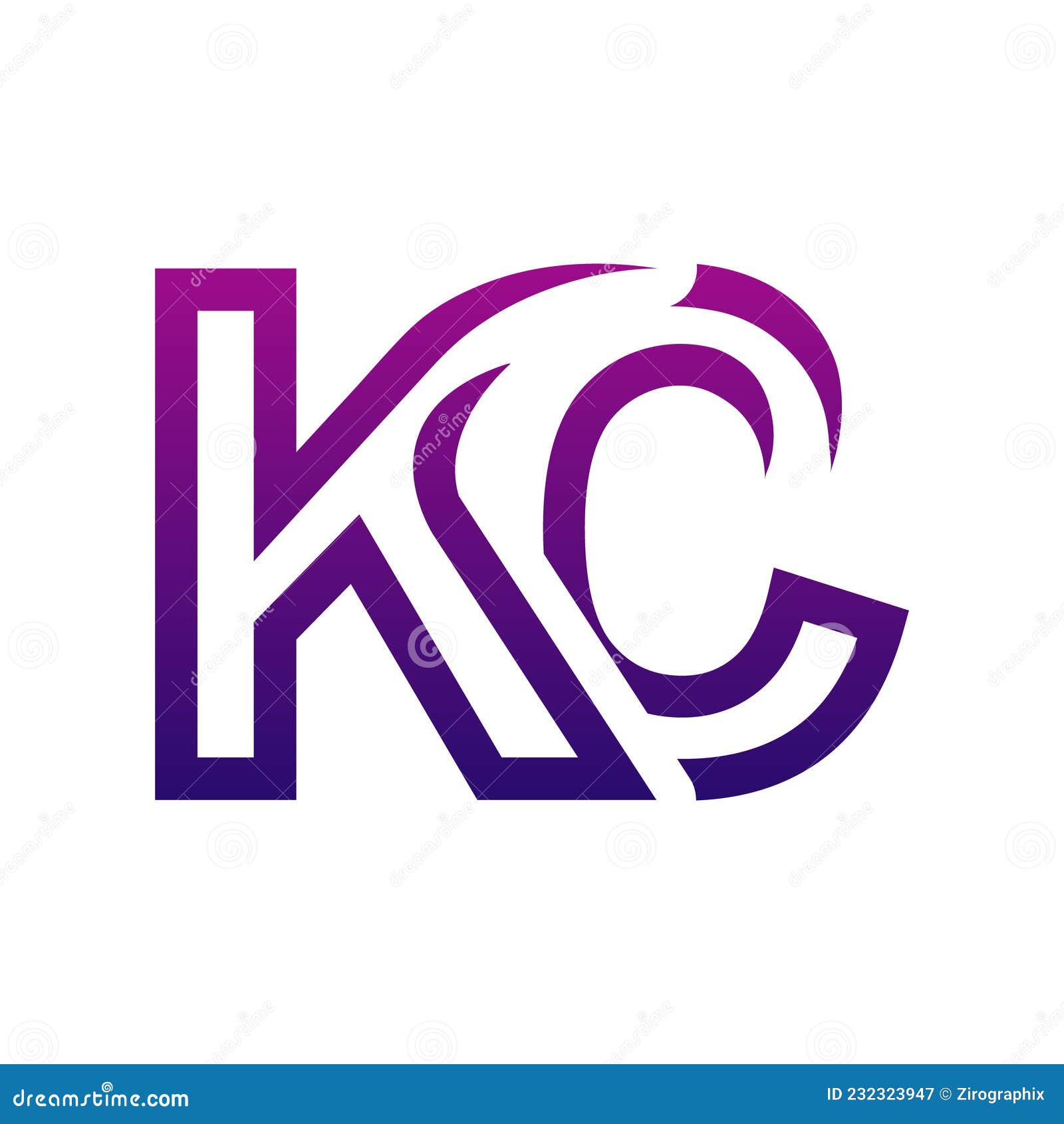 Creative KC Logo Icon Design Stock Vector - Illustration of symbol ...