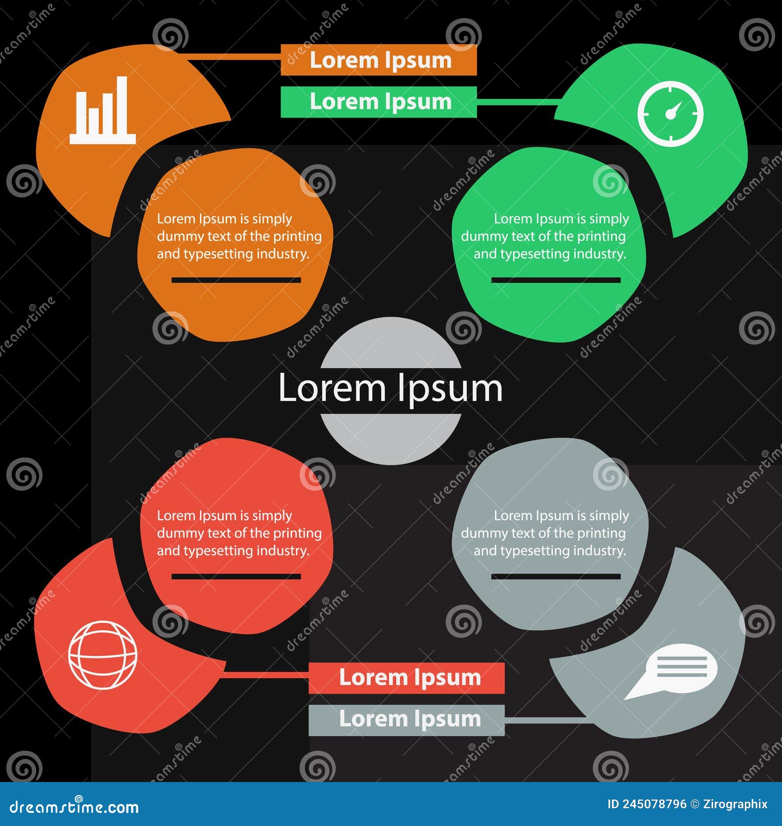 Design Template for Infographics Vector Art Stock Illustration ...