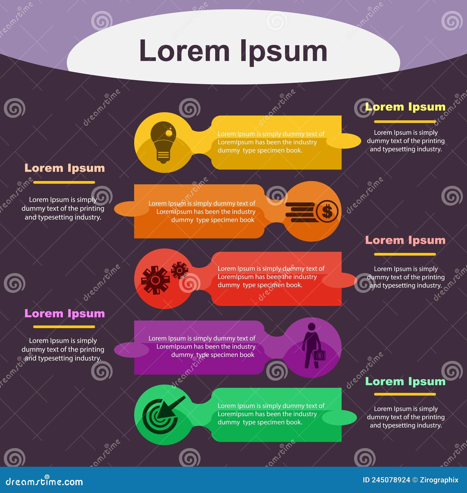 Design Template for Infographics Vector Art Stock Illustration ...