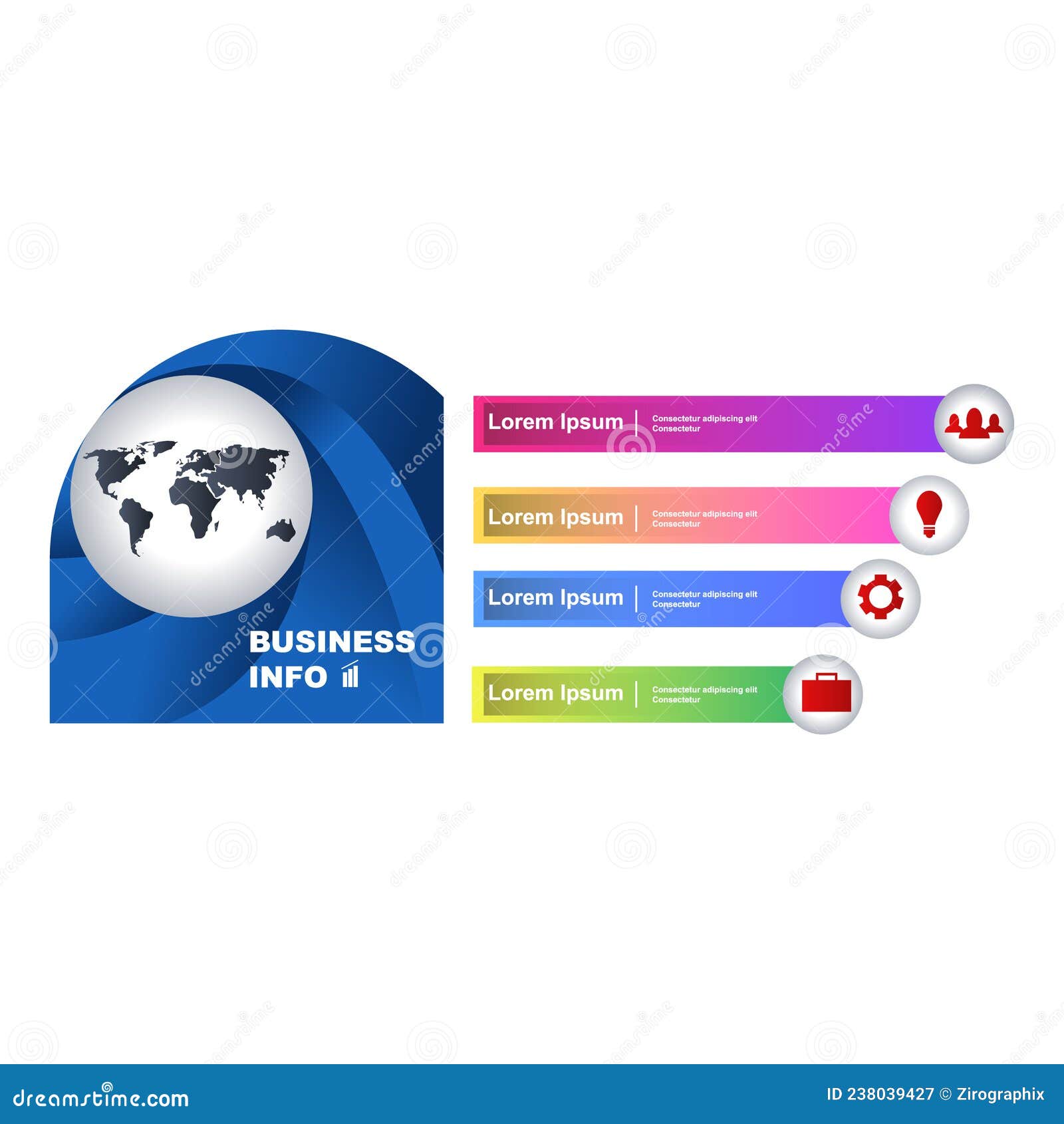 Infographic Vector Art Illustration Design Stock Vector - Illustration ...