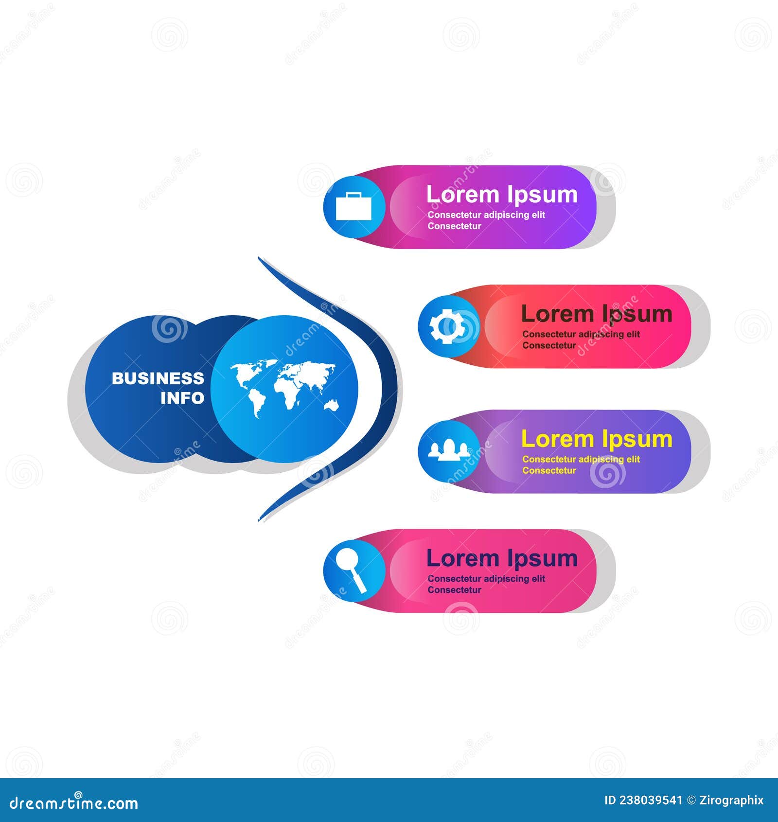 Infographic Vector Art Illustration Design Stock Vector - Illustration ...