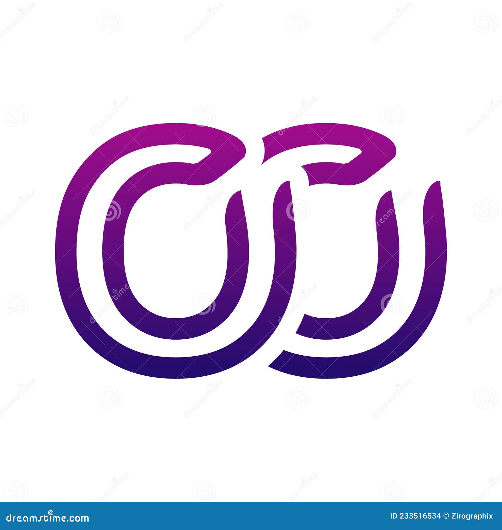 Stylish Creative OO Logo Icon Design Stock Vector - Illustration of ...