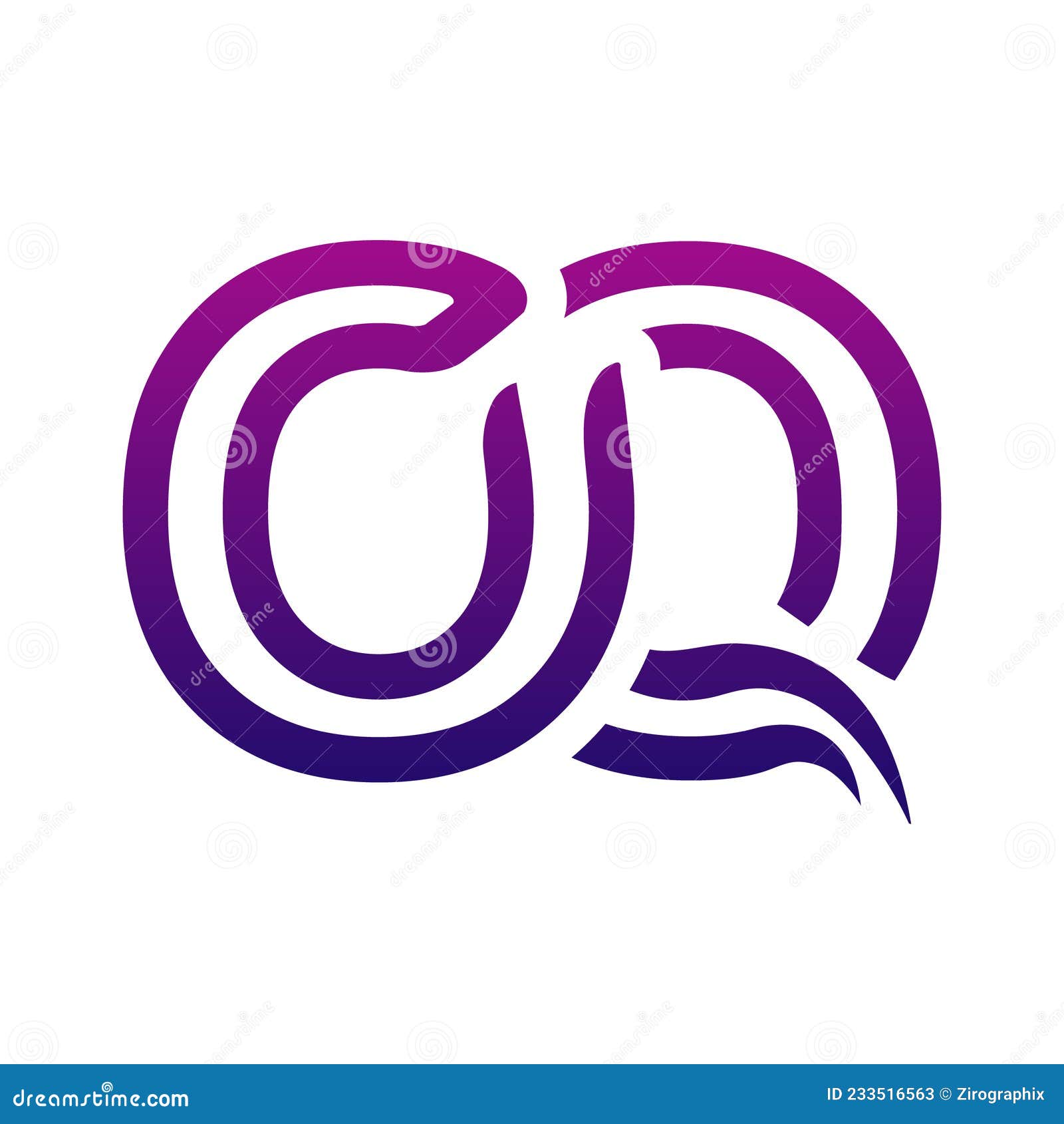 Stylish Creative OQ Logo Icon Design Stock Vector - Illustration of ...