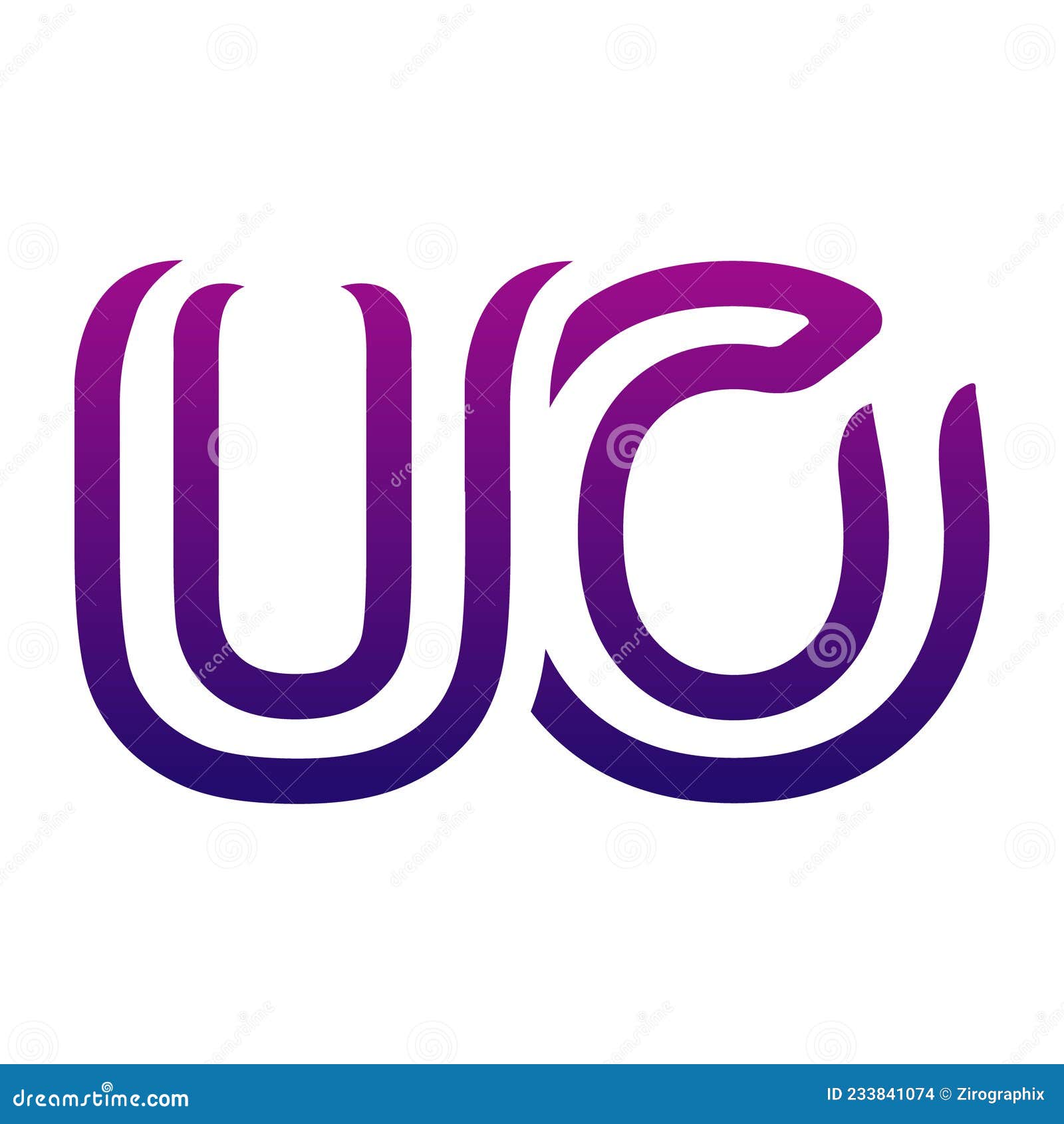 Stylish Creative UO Logo Icon Design Stock Vector - Illustration of ...