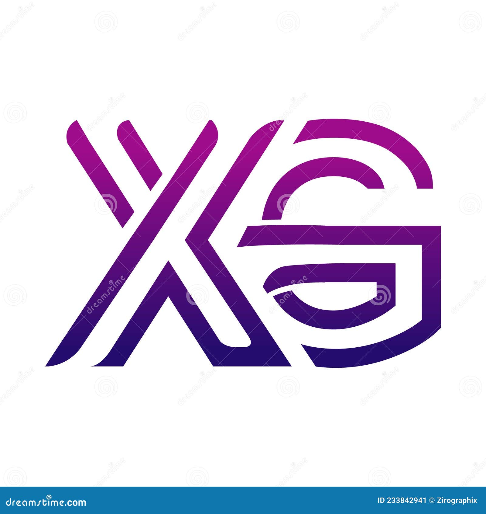 Stylish Creative XG Logo Icon Design Stock Vector - Illustration of ...
