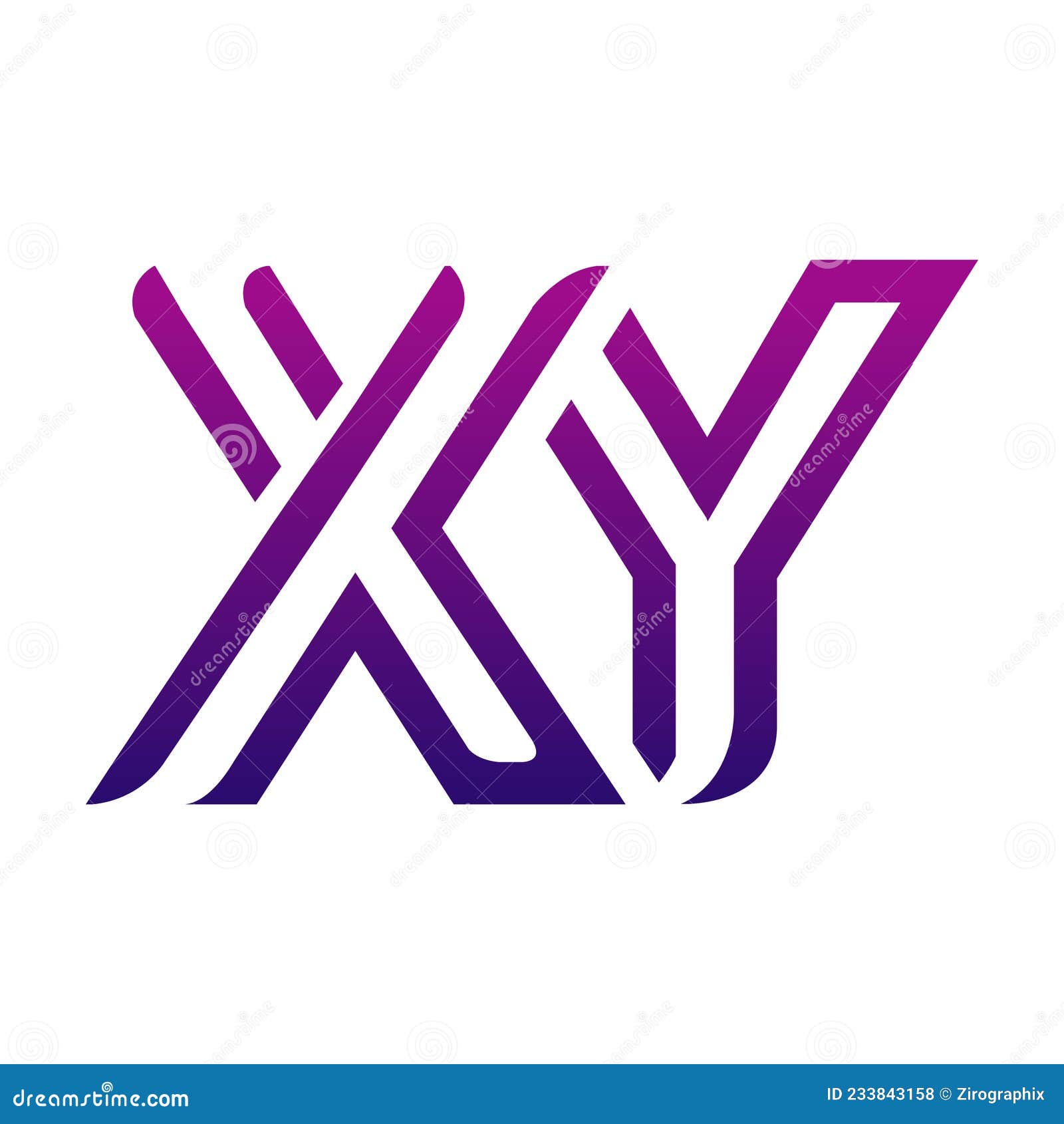 Stylish Creative XY Logo Icon Design Stock Vector - Illustration of ...