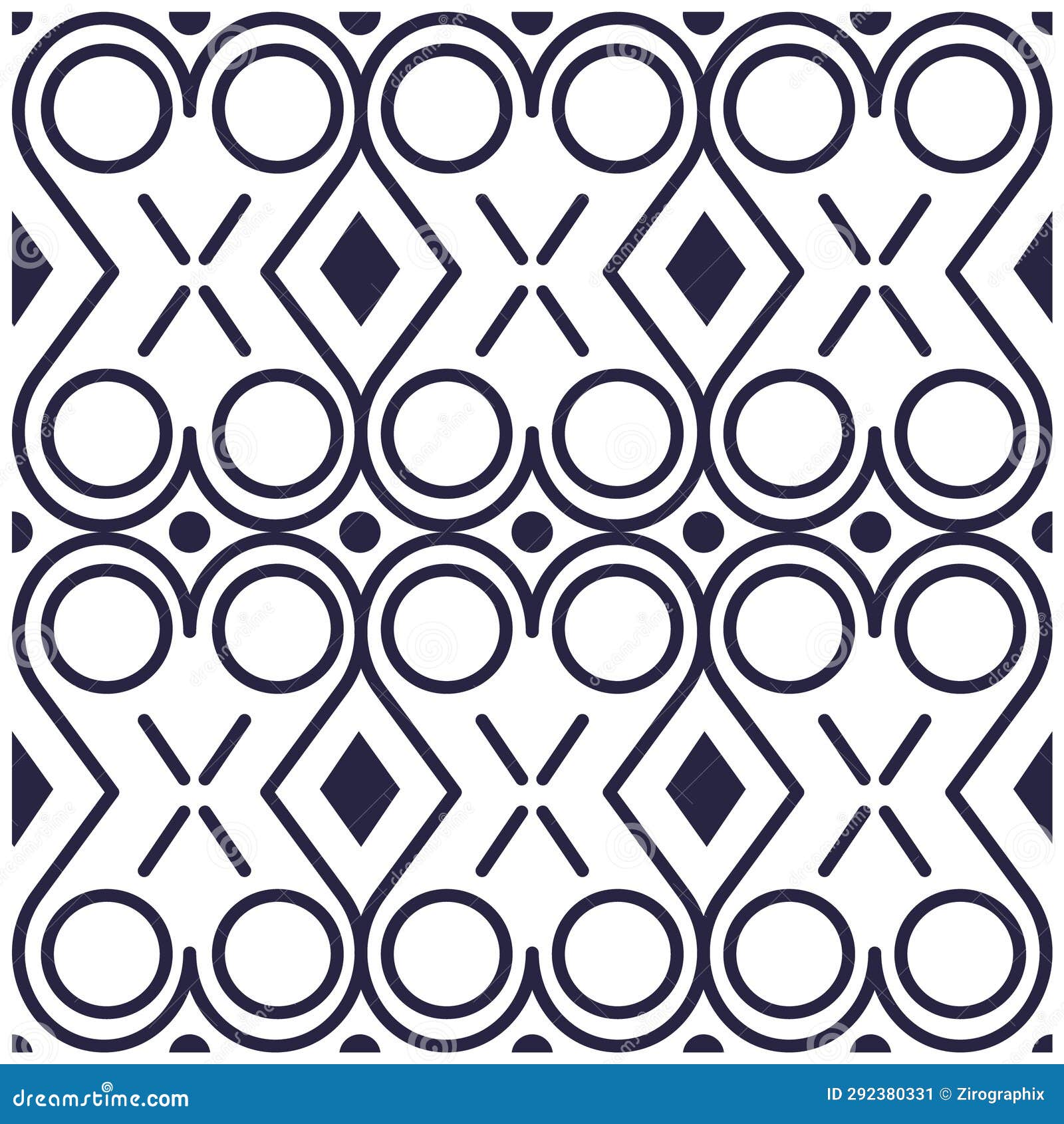 Unique Pattern Art Design Vector Image Stock Illustration ...