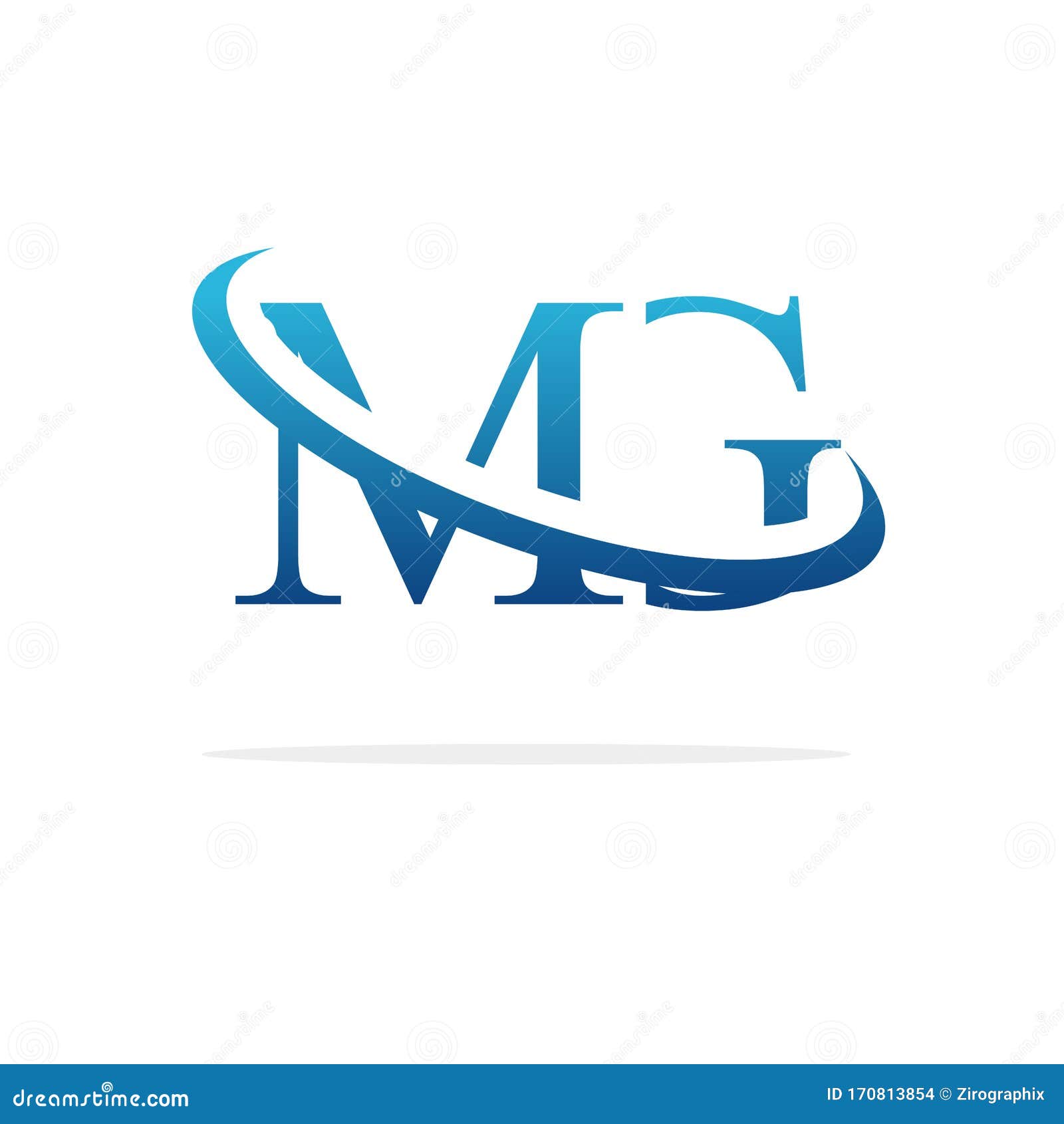 Creative MG Logo Icon Design Stock Vector - Illustration of text, word ...