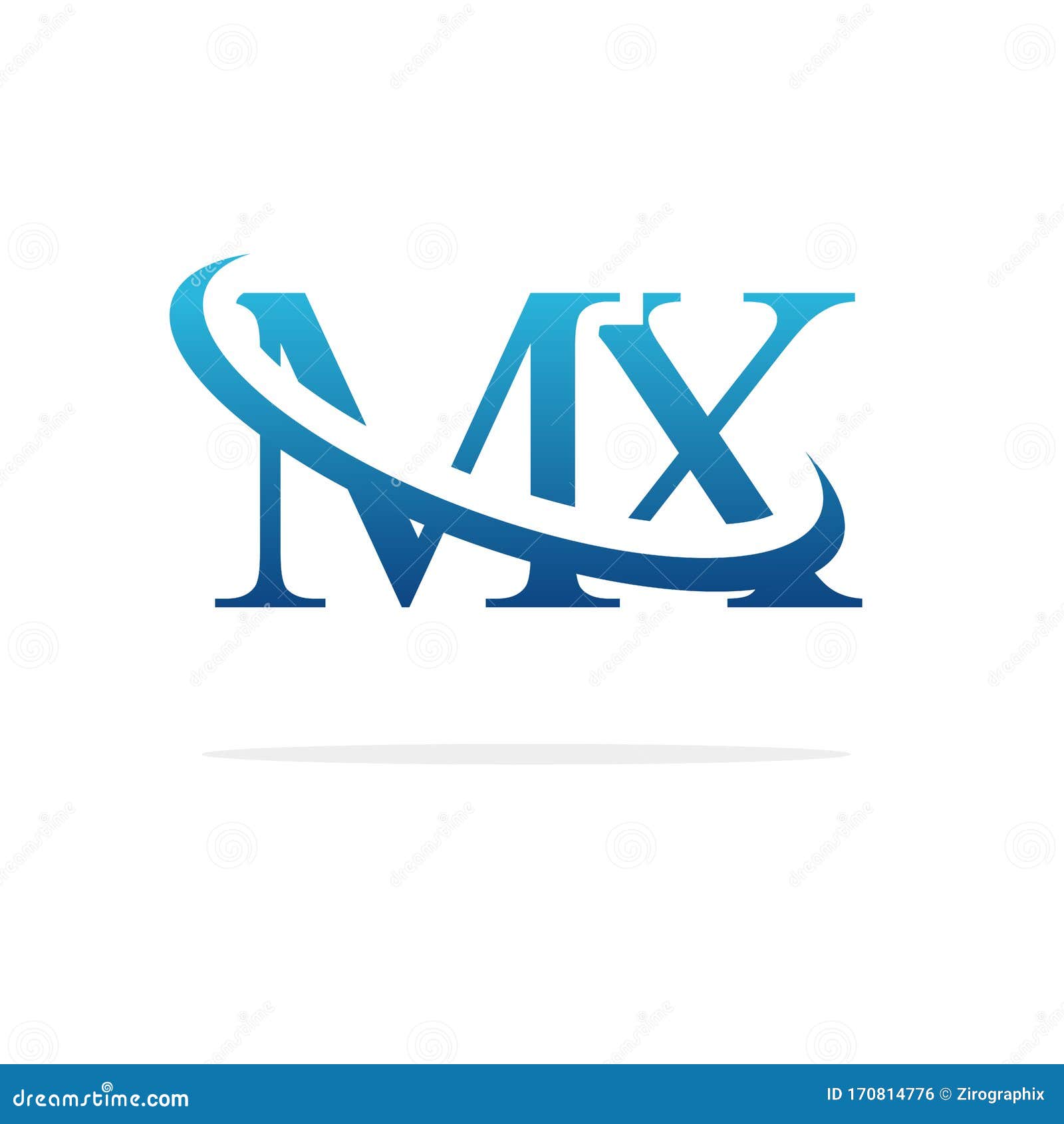 Creative MX Logo Icon Design Stock Vector - Illustration of crisp, sign ...