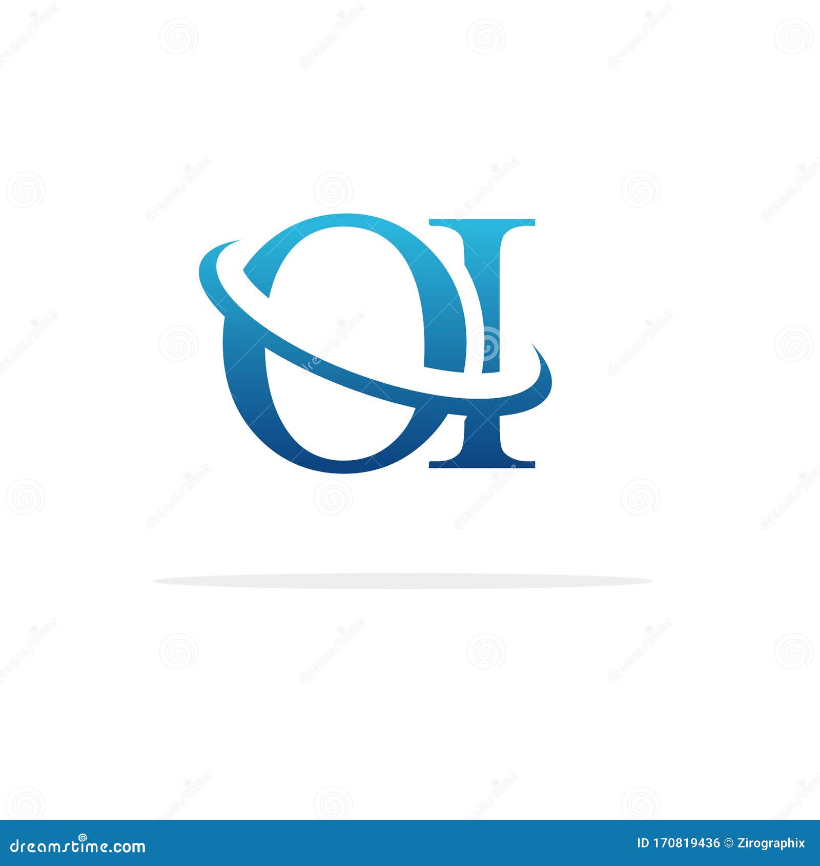 Creative OI Logo Icon Design Stock Vector - Illustration of clean, word ...