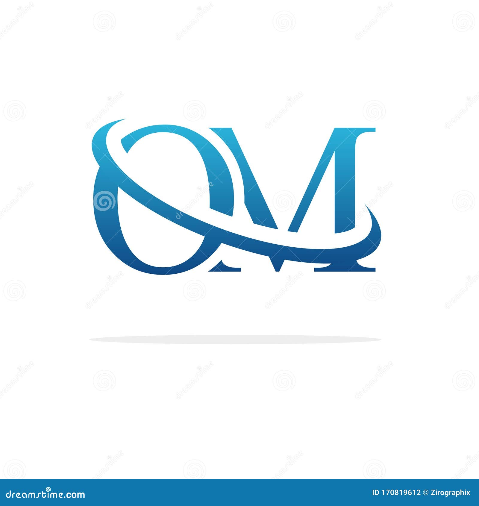 Creative OM Logo Icon Design Stock Vector - Illustration of clean, word ...